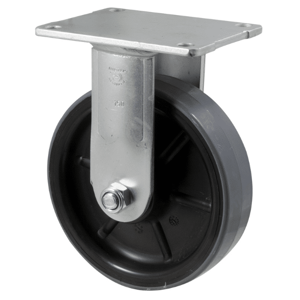 H Series castor, 150mm x 40mm polyurethane (PU) on nylon wheel, 450 kg ...