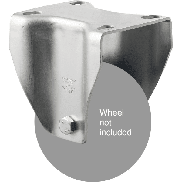 M Series fixed ISO plate zinc fork for a 100mm diameter wheel. – Safe ...