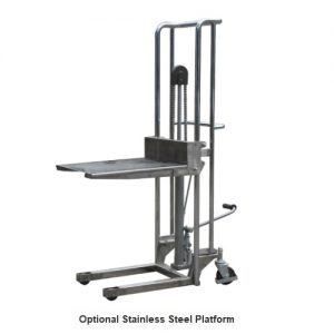 Stainless Steel Stacker- 1.8m Lift / 400kg Capacity- Used In Wet Or ...