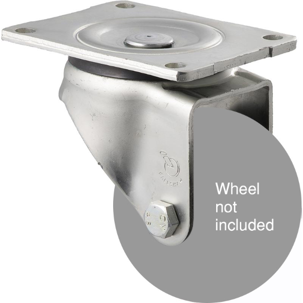 O Series, swivel plate fork for a 100mm wheel diameter – Safe Handling ...