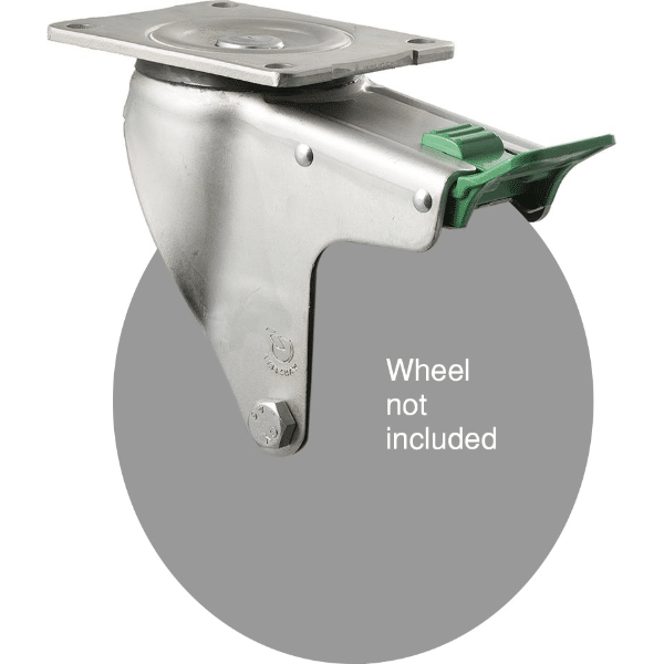 O Series, swivel ISO plate mount, zinc fork for a 200mm wheel ...