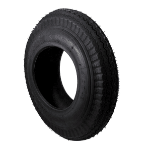 6 Ply Black tyre with highway tread pattern, size: 400X8 suits 8" rim ...