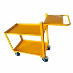 2 Tier Trolley with Writing Shelf- 250kg Capacity- 900x500mm – Safe ...