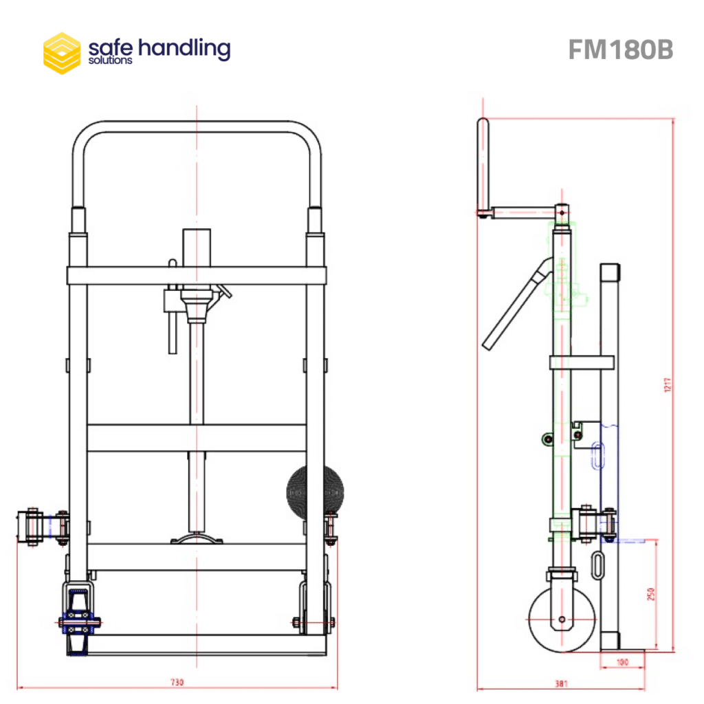 Switchboard/ Furniture Moving Trolley- 1800kg Capacity – Safe Handling ...