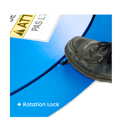 Pallet Turntable / Rotator- Low Profile – Safe Handling Solutions